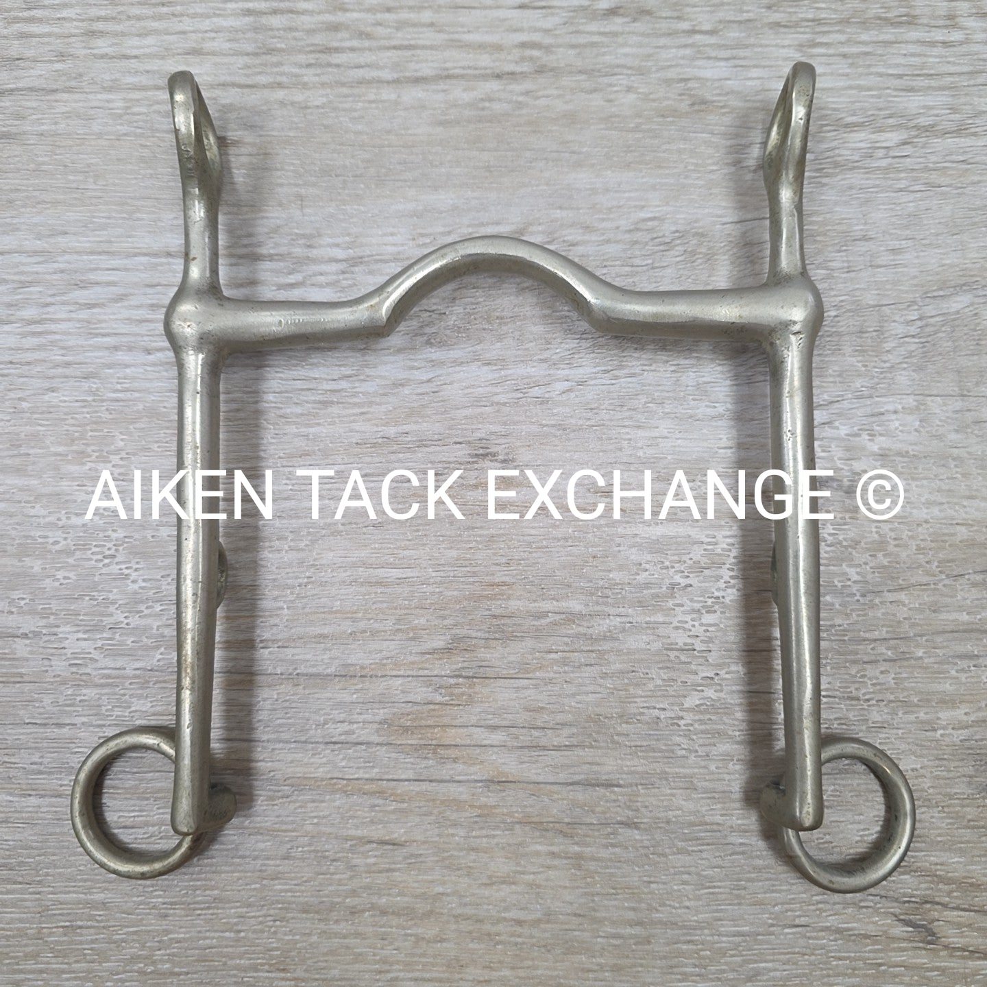 Never Rust Long Shank Bit 5" (No Hooks & Curb Chain) – Aiken Tack Exchange