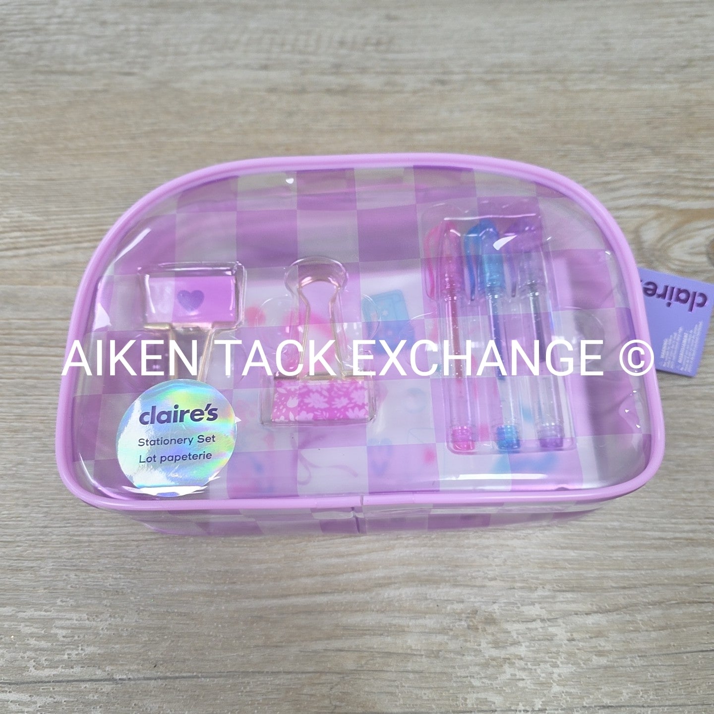 Claire's Stationery Set w/ Zipper Pouch – Aiken Tack Exchange