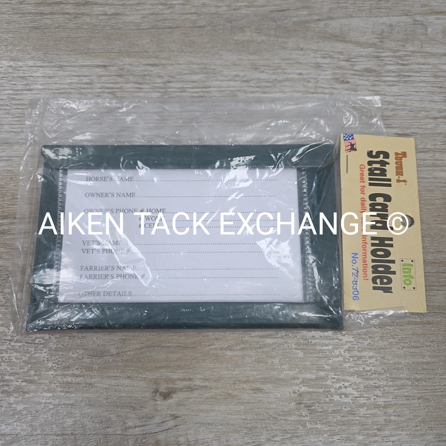 Tough1 Metal Stall Card Holder, Hunter Green – Aiken Tack Exchange