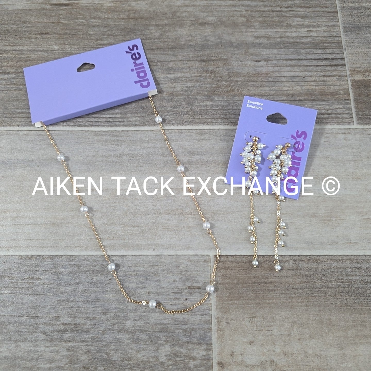 Claire's Jewelry Bundle - 1 Pair of Earrings, 1 Necklace – Aiken Tack ...