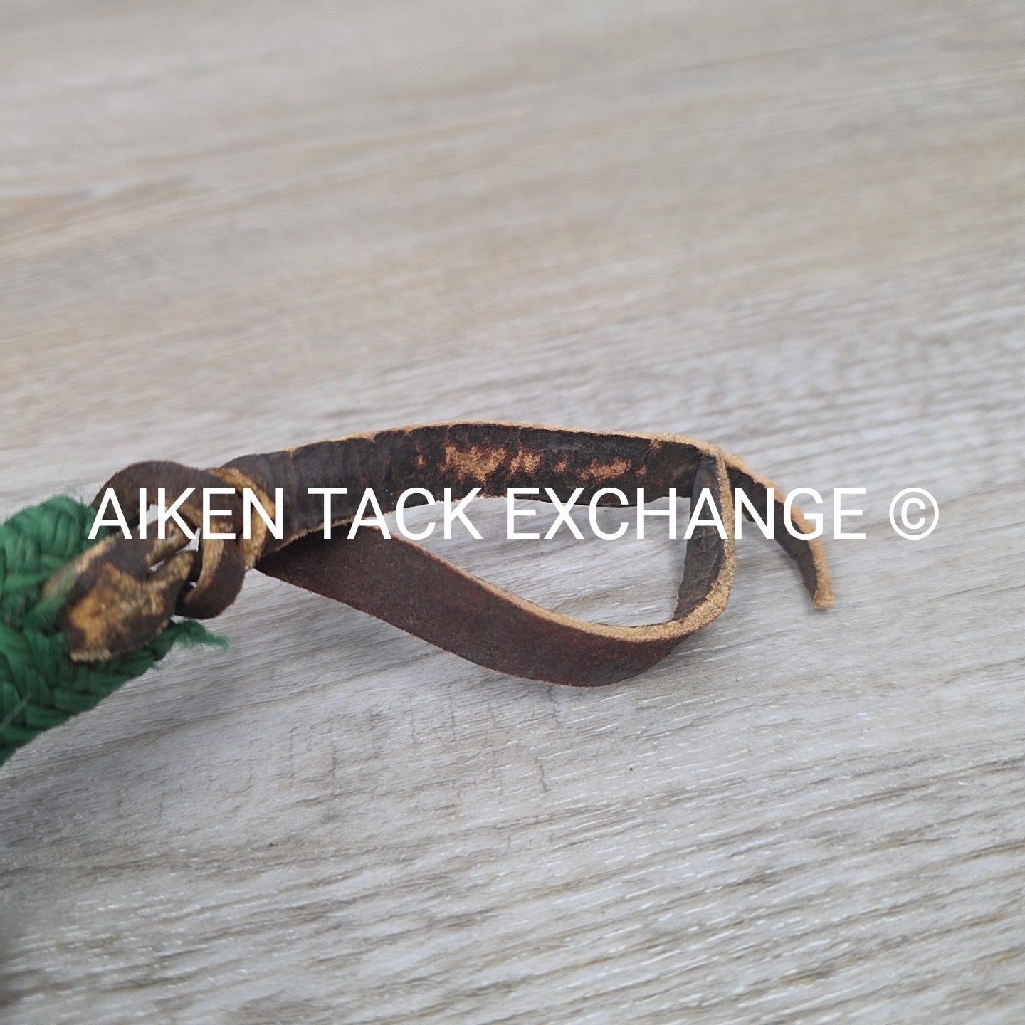 Training Lead Rope with Leather Popper, No Snap – Aiken Tack Exchange