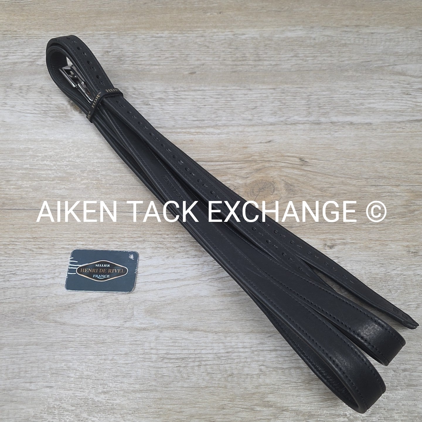 HDR Triple Covered Grippy Close Contact Stirrup Leathers, Black, 60 ...