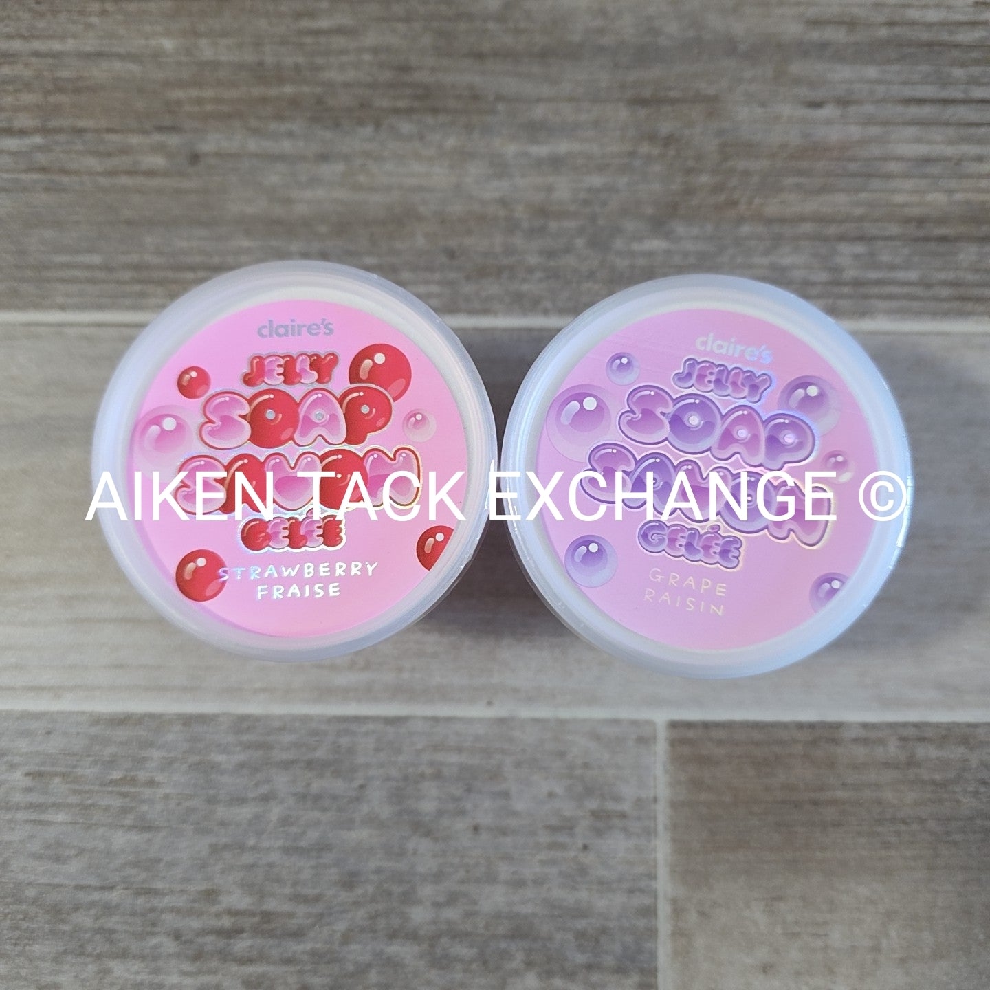 Claire's Jelly Soap Bundle - 1 Strawberry, 1 Grape – Aiken Tack Exchange