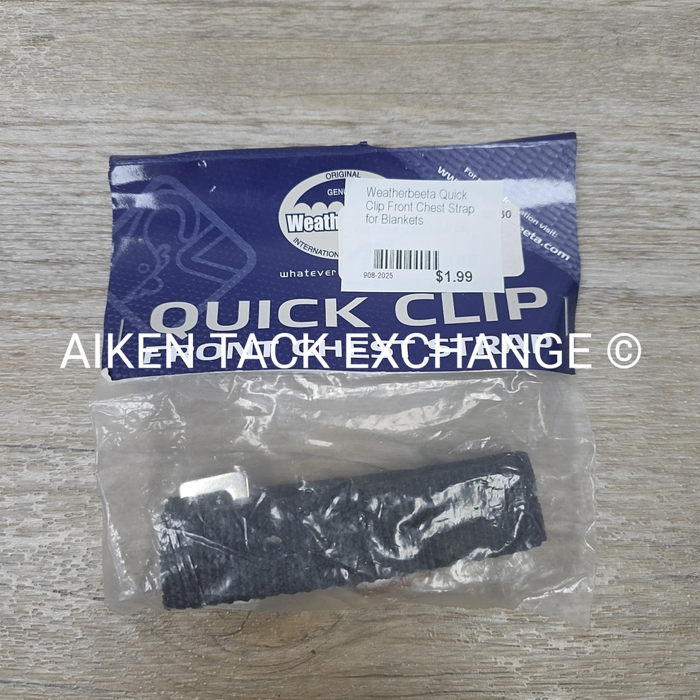 Weatherbeeta Quick Clip Front Chest Strap for Blankets – Aiken Tack ...