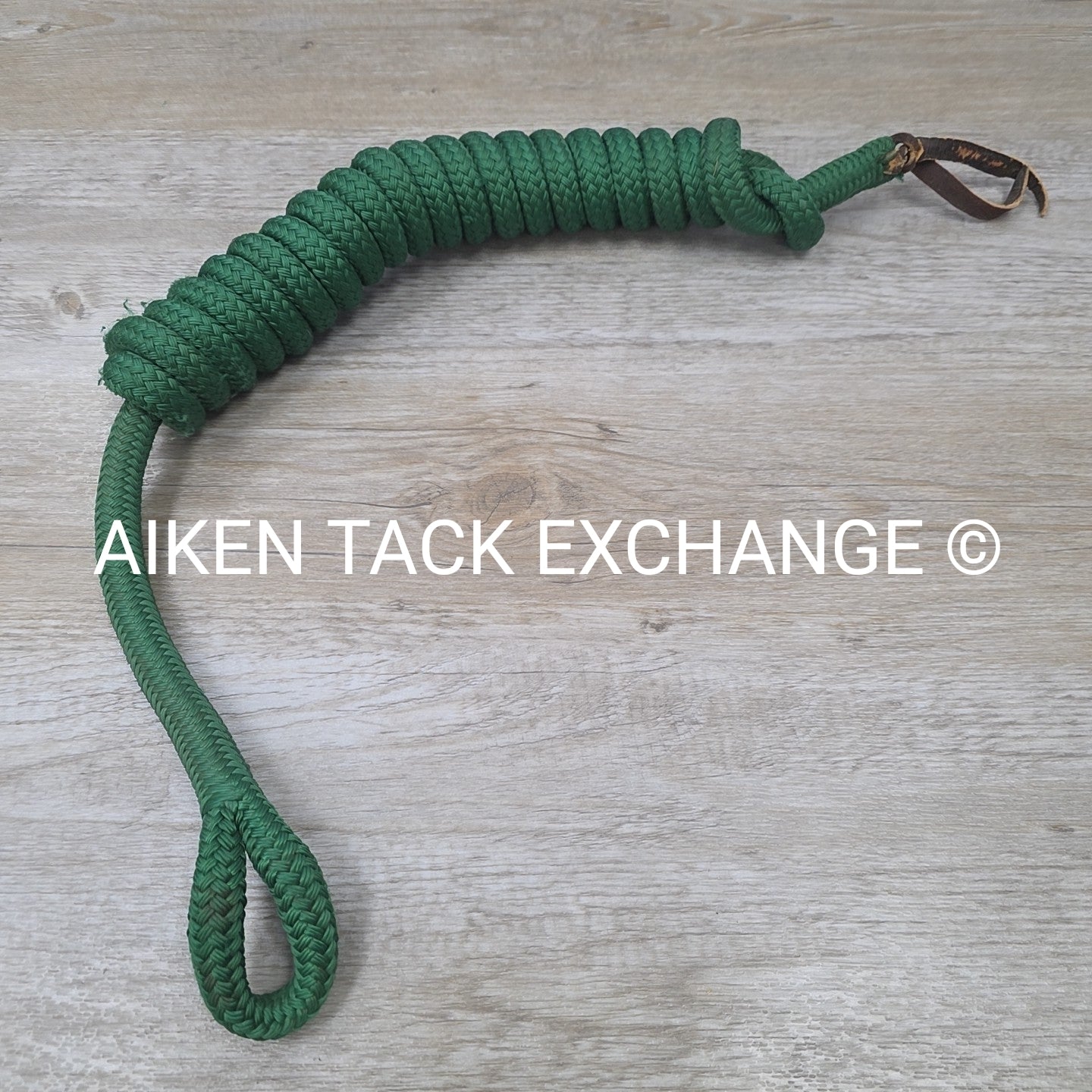 Training Lead Rope with Leather Popper, No Snap – Aiken Tack Exchange