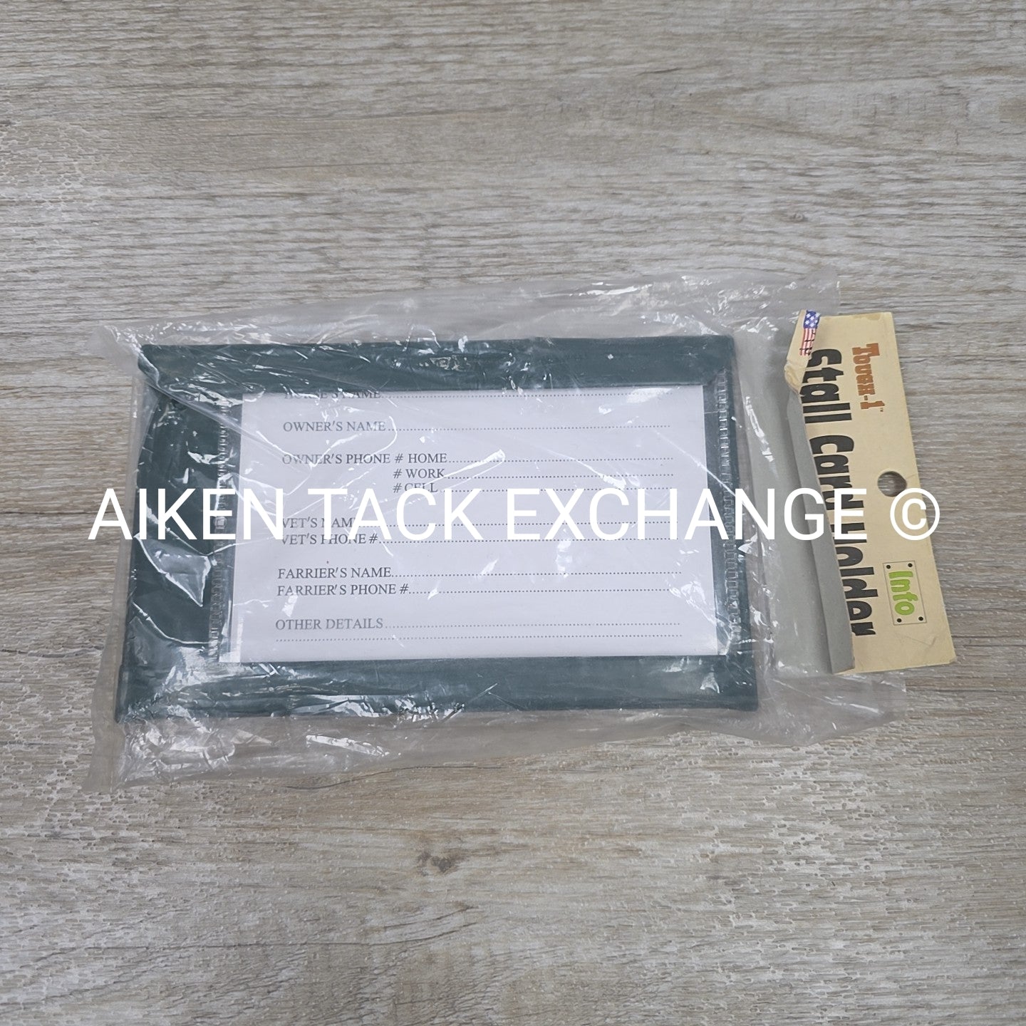 Tough1 Metal Stall Card Holder, Hunter Green – Aiken Tack Exchange