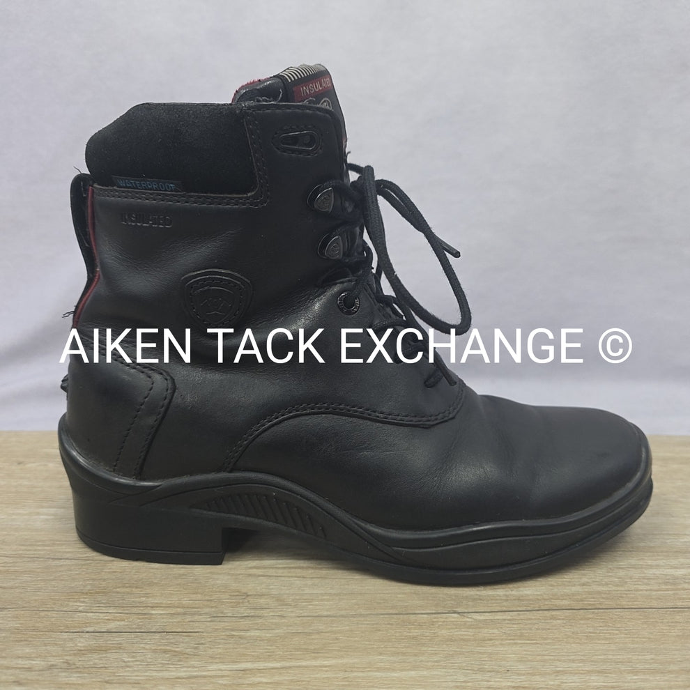 Ariat Extreme Waterproof Insulated Lace Up Paddock Boots, Size 7 ...