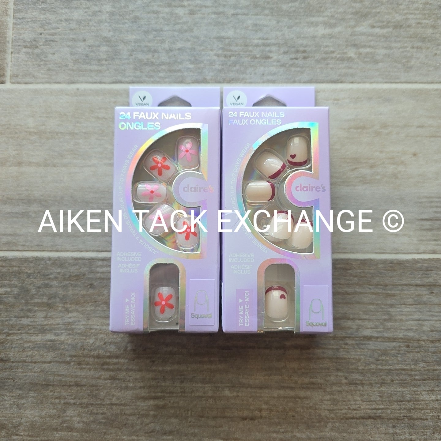 Claire's Press-On Nails (2 Sets) - 24 Count Each (48 Total) – Aiken ...