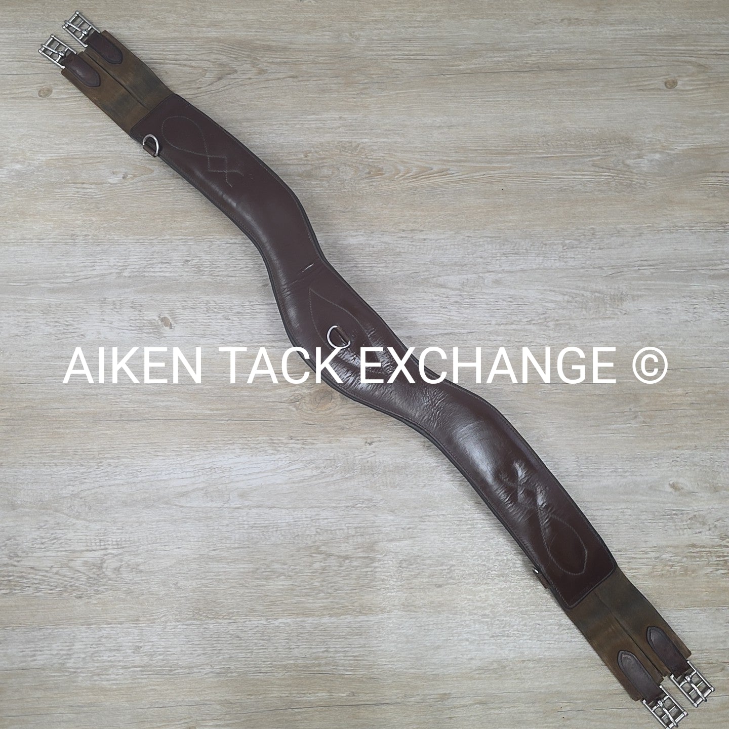 Total Saddle Fit Anatomic Shoulder Relief Girth, Brown, 54" – Aiken ...