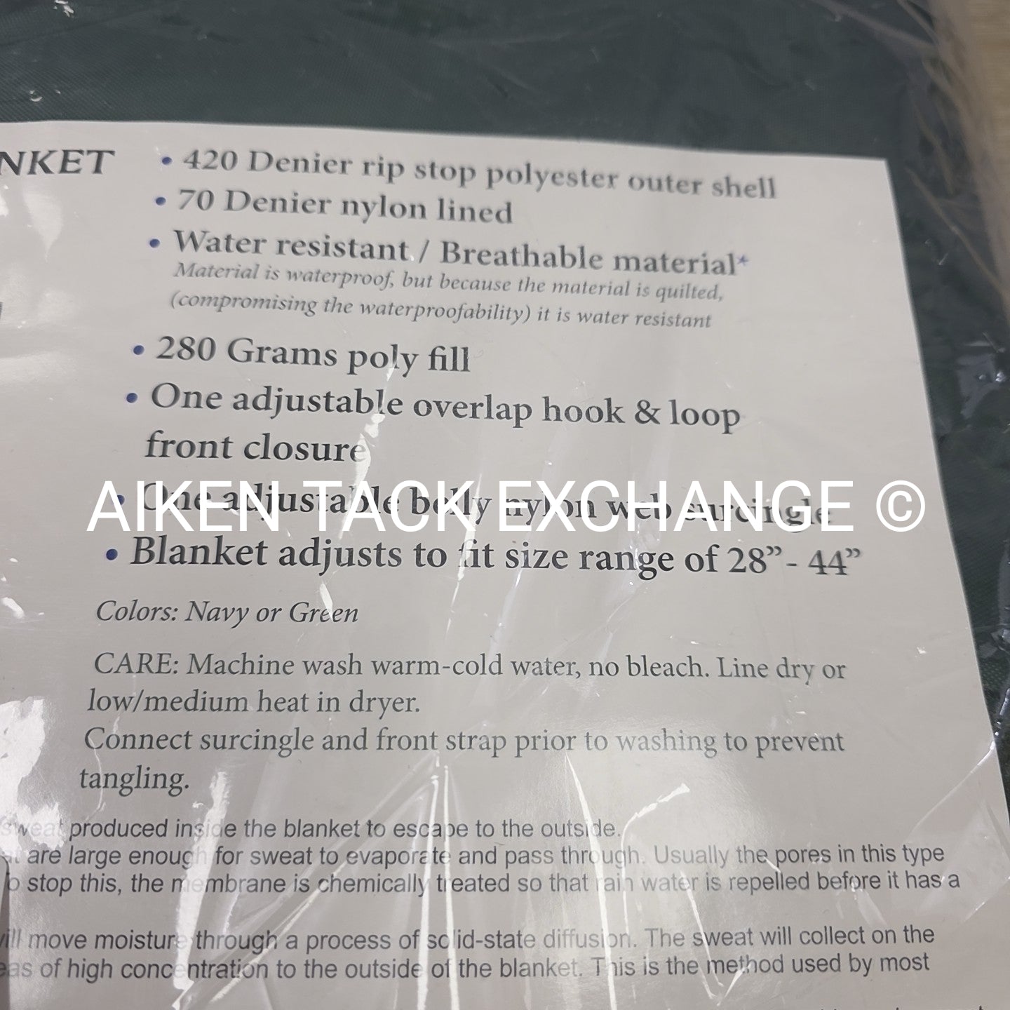 Intrepid International 280g fil Adjustable Turnout Blanket, Foal (28-44 ...